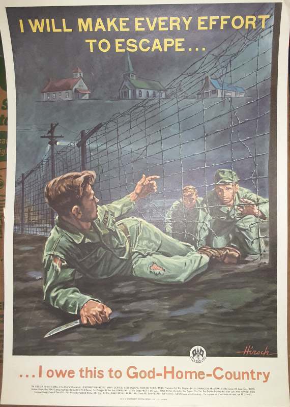 Found Two United States Army Chaplin Posters - EPHEMERA, PHOTOGRAPHS ...