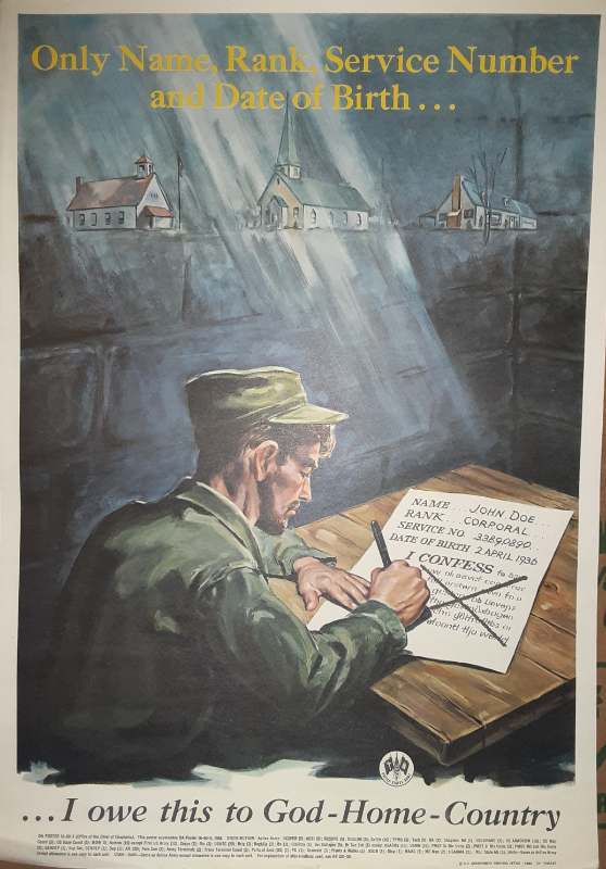 Found Two United States Army Chaplin Posters - EPHEMERA, PHOTOGRAPHS ...