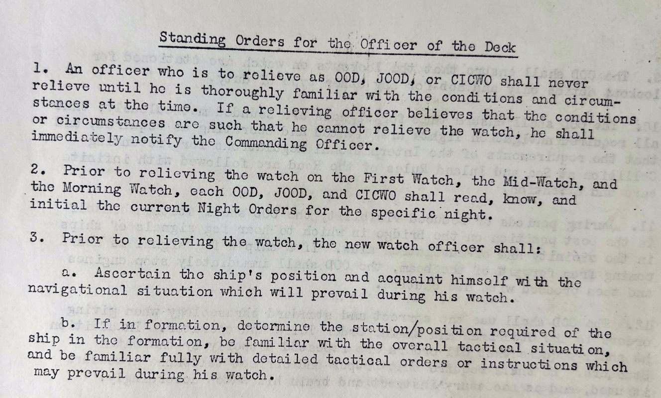 Sets of US Navy Captain's Night Order Books - the night shift's ...