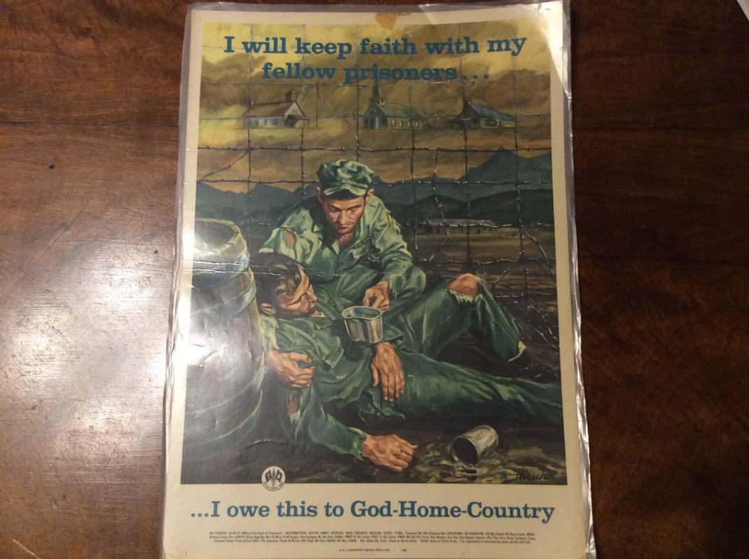 Found Two United States Army Chaplin Posters - EPHEMERA, PHOTOGRAPHS ...