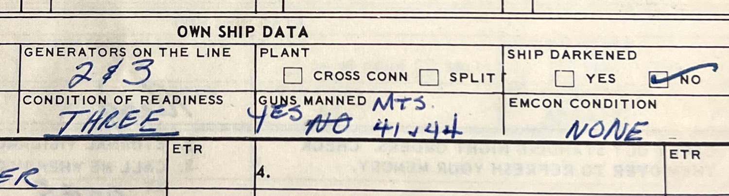 Sets of US Navy Captain's Night Order Books - the night shift's ...