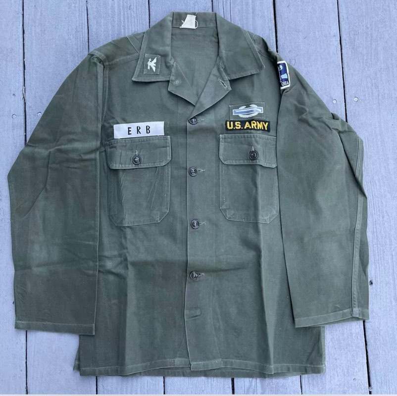 Uniform with FIP OEA on left sleeve, Operation Powerpack-DomRep ...