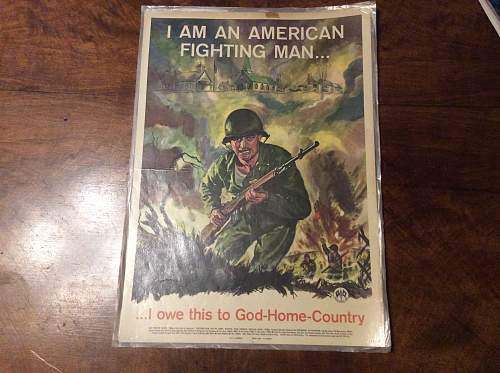 Found Two United States Army Chaplin Posters - EPHEMERA, PHOTOGRAPHS ...