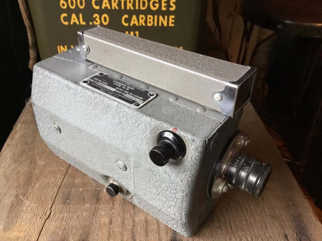 WW2 Army Air Corps Fairchild manufactured N6 aircraft gun camera with ...