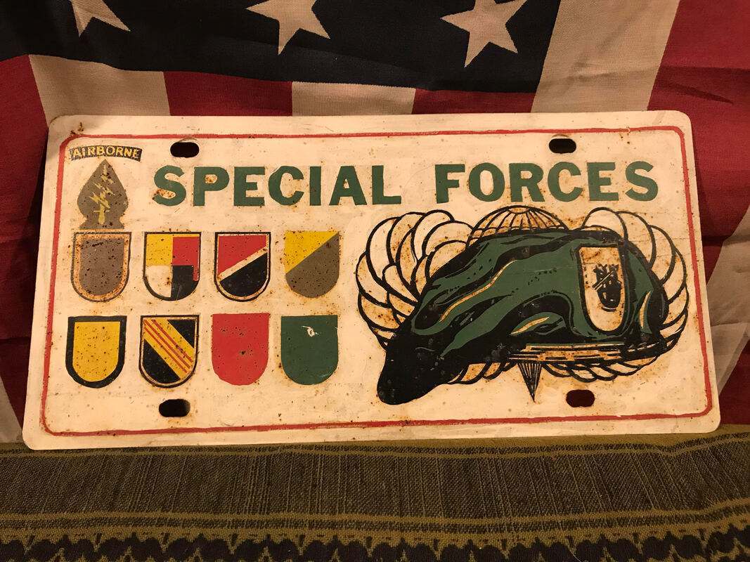 1960s Special Forces License Plate - MISC MILITARIA - U.S. Militaria Forum
