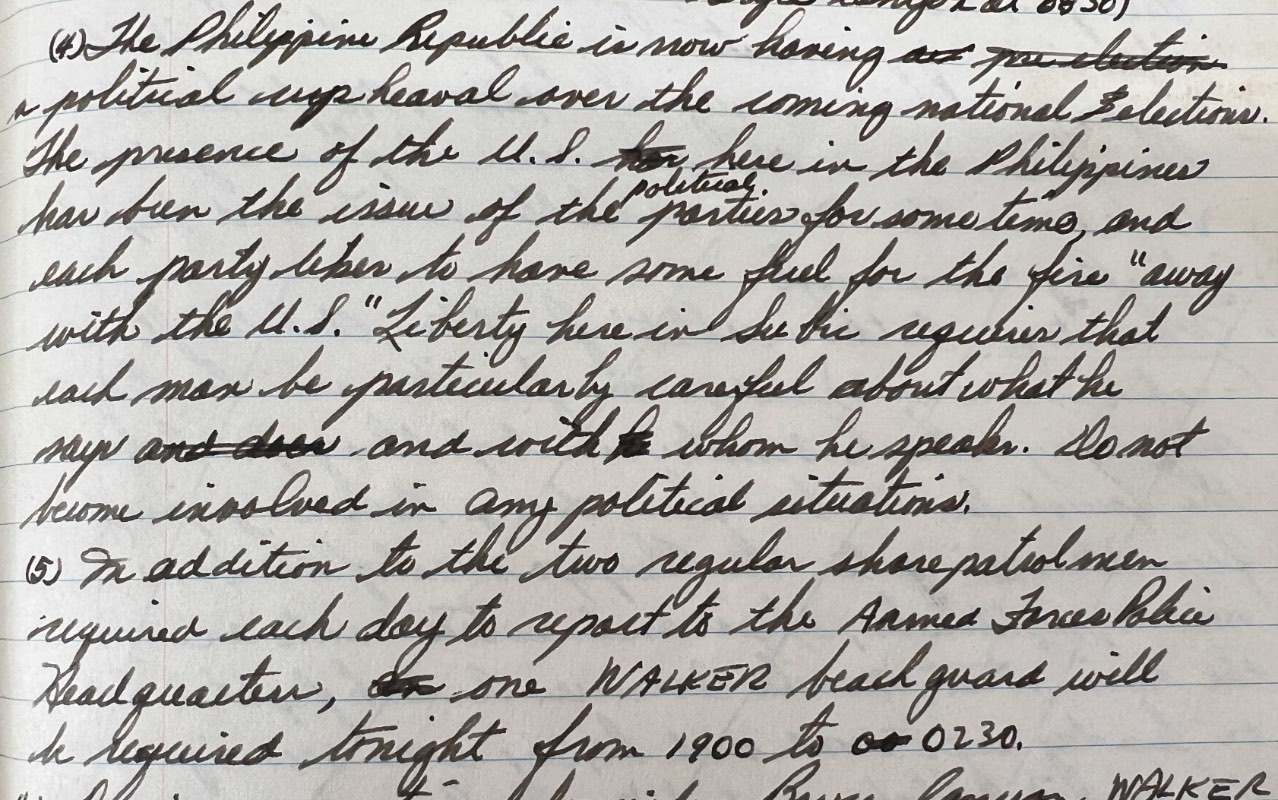 Sets of US Navy Captain's Night Order Books - the night shift's ...