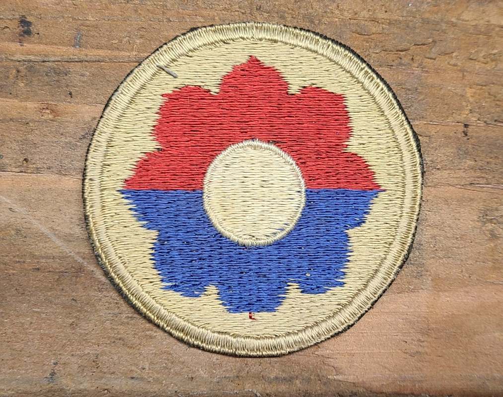 English Made 9th Infantry Division Patch - ARMY AND USAAF - U.S ...