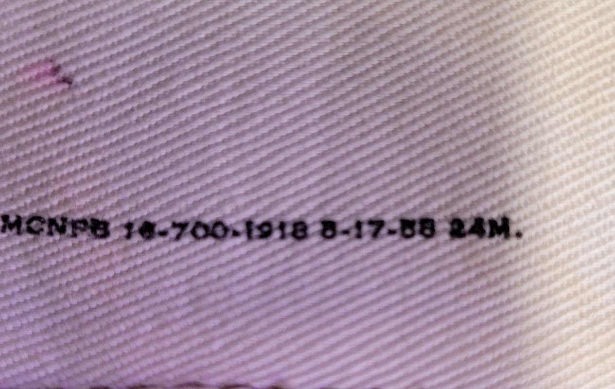 M-1955 First Pattern - BODY ARMOR - U.S. Militaria Forum