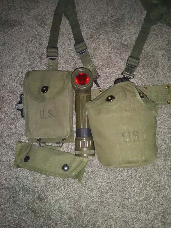 My Korean War Web Gear Setup. - FIELD & PERSONAL GEAR SECTION - U.S ...