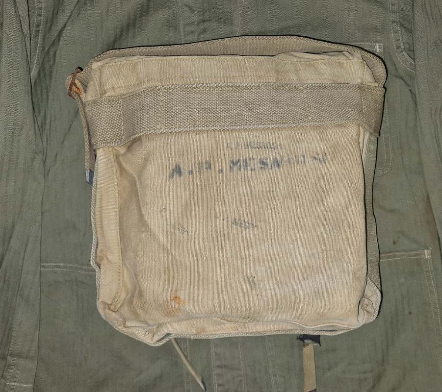 early riveted P41 lower pack - with strange marking - FIELD & PERSONAL ...