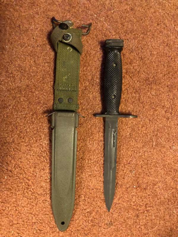 Imperial/ Colt blade marked M7 bayonet. - EDGED WEAPONS - U.S ...