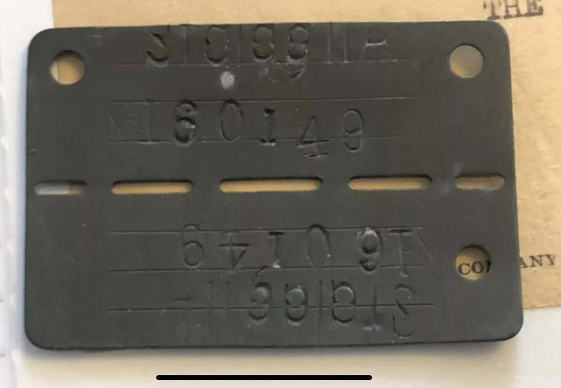 WWII GERMAN POW DOGTAGS ISSUED TO AMERICANS - Page 11 - PRISONERS OF ...