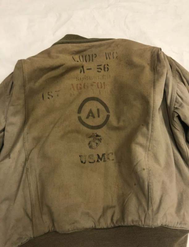 Weird USMC Marked Tanker Jacket - UNIFORMS - U.S. Militaria Forum