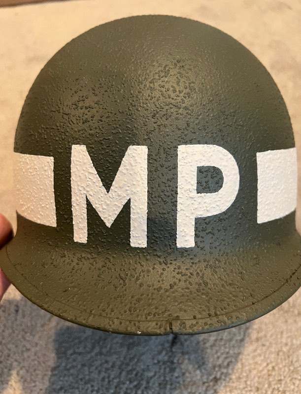 MP helmet. Thoughts? - M-1; M-1C & M-2 HELMETS - U.S. Militaria Forum