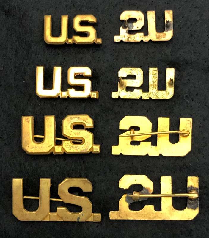 US collar insignia, help date by size?? - BRANCH OF SERVICE COLLAR ...