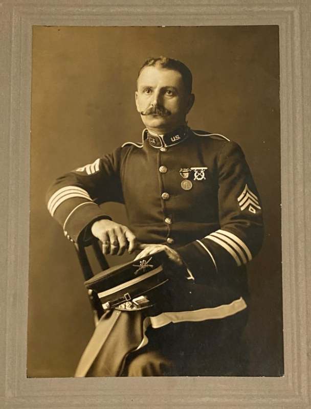 1902 First Sergeant painting - INDIVIDUAL & UNIT PORTRAITS - U.S ...