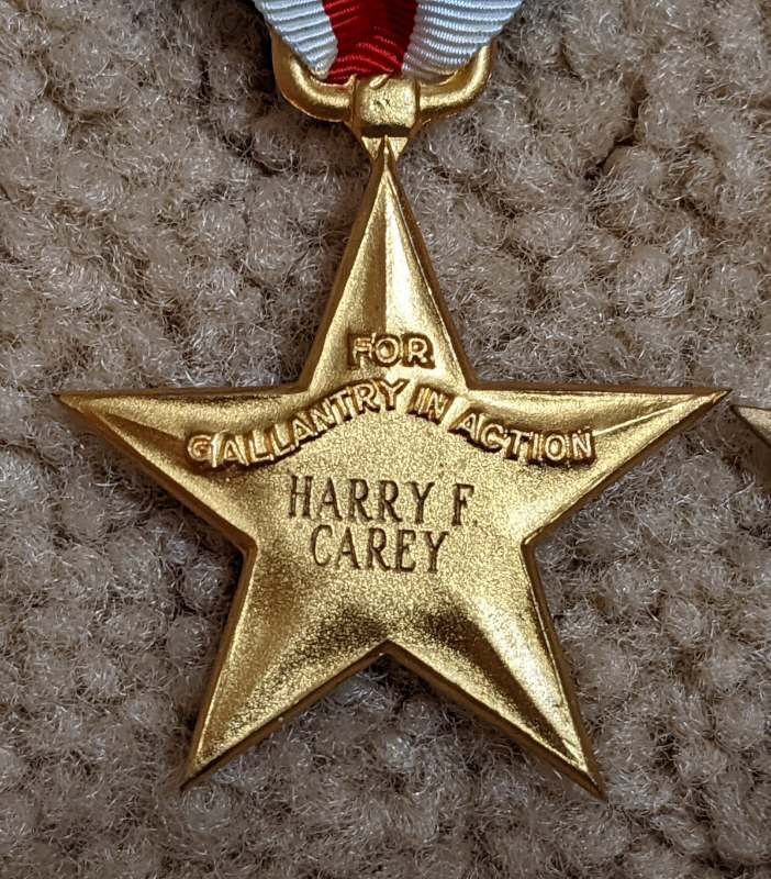 Engraved Silver Star medal 1995 privately or officially engraved ...