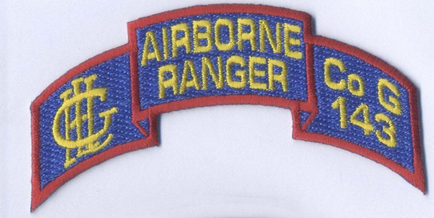 143rd Airborne Ranger Co.G Scroll ??? - ARMY AND USAAF - U.S. Militaria ...