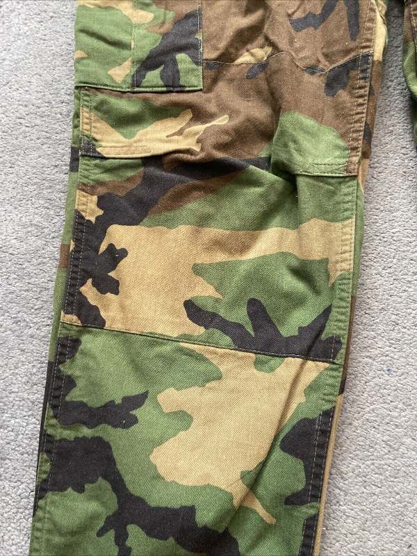 Early BDUs with white labels, big collars, and open-faced SP4 rank ...