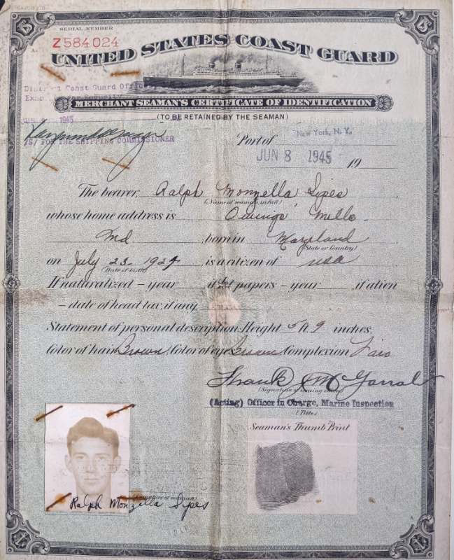 Information sought on CIA "CERTIFICATE OF EXCEPTIONAL SERVICE" to RALPH ...