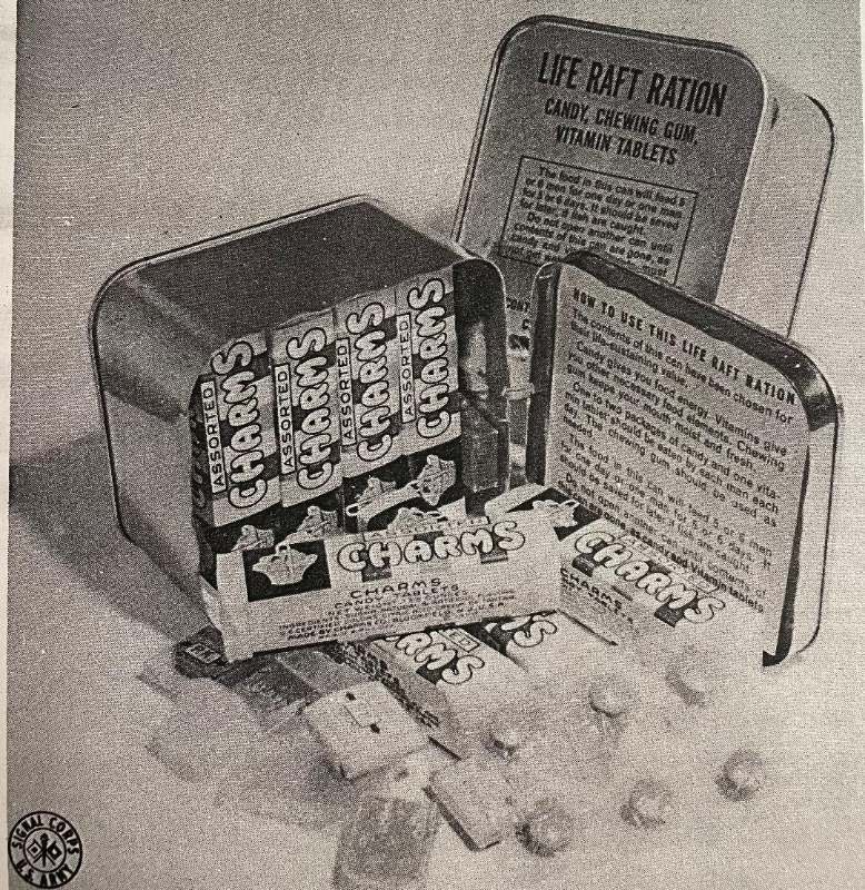 1940-1945 AAF Life Raft Ration Variations - SURVIVAL GEAR - U.S ...