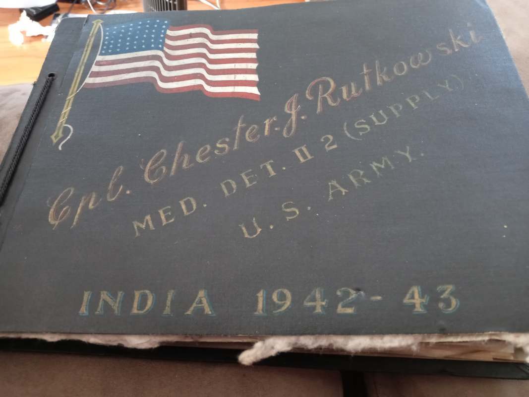 WWII CBI Medical Det. II 2 Supply photo album - EPHEMERA, PHOTOGRAPHS ...