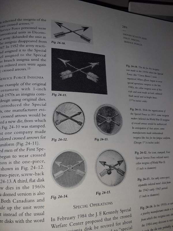 FSSF Collar Discs - Wartime Variants? - BRANCH OF SERVICE COLLAR BRASS ...