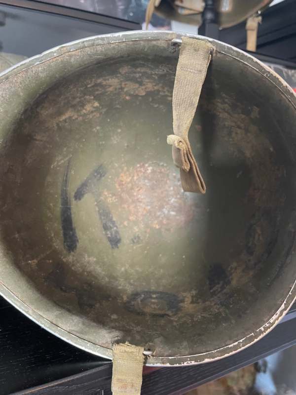 A salty Camouflage combat lid - M-1; M-1C & M-2 HELMETS - U.S ...