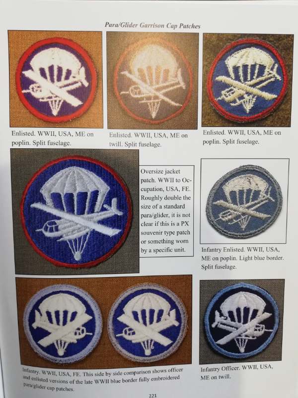 ParaGlider patch questions - ARMY AND USAAF - U.S. Militaria Forum