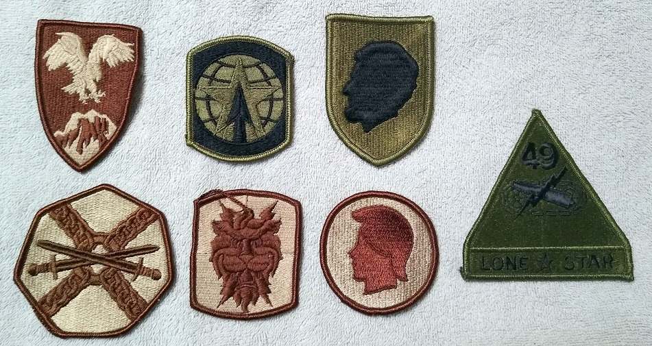 New additions to my army patch collection - ARMY AND USAAF - U.S ...