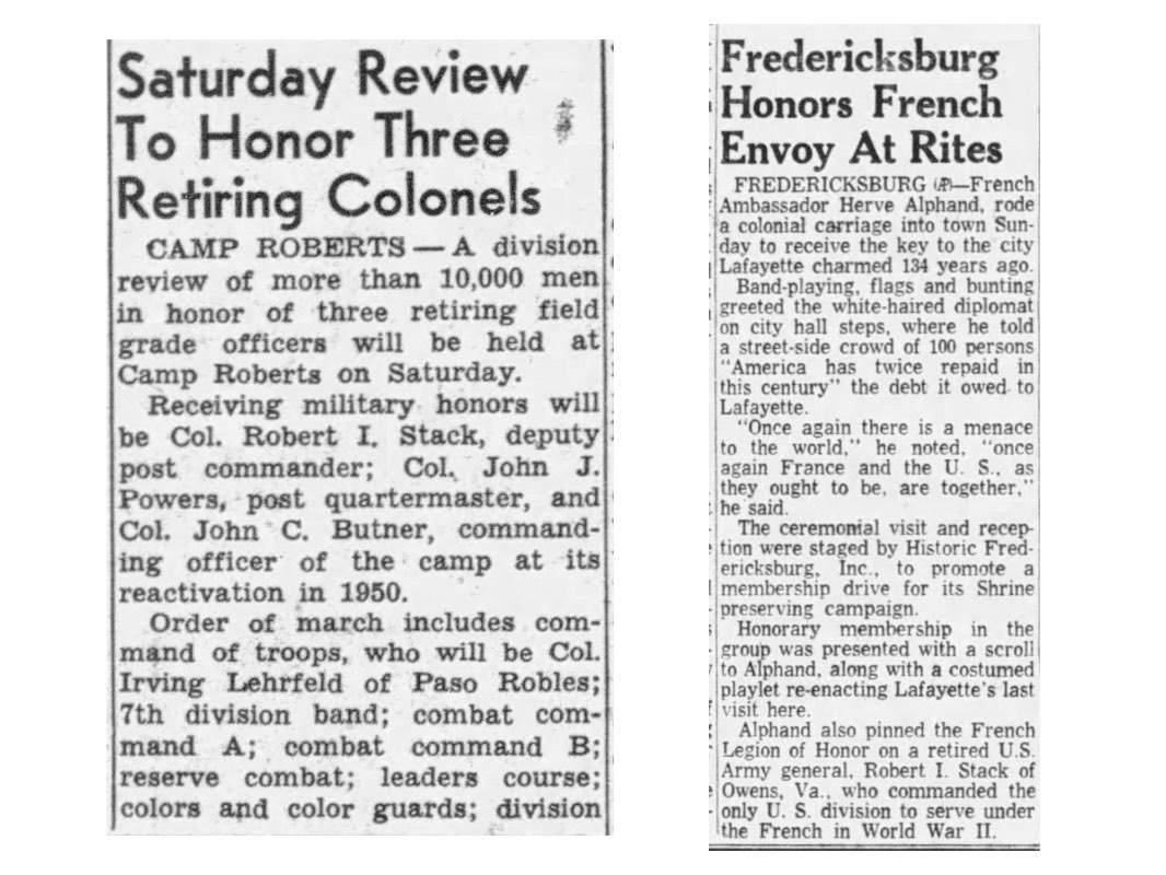 Ike Jacket of Brigadier General Robert Stack- Assistant Commanding ...