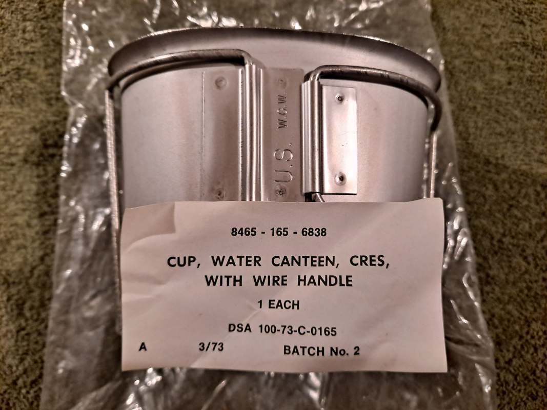 Canteen cup manufacturer W.C.W - FIELD & PERSONAL GEAR SECTION - U.S ...