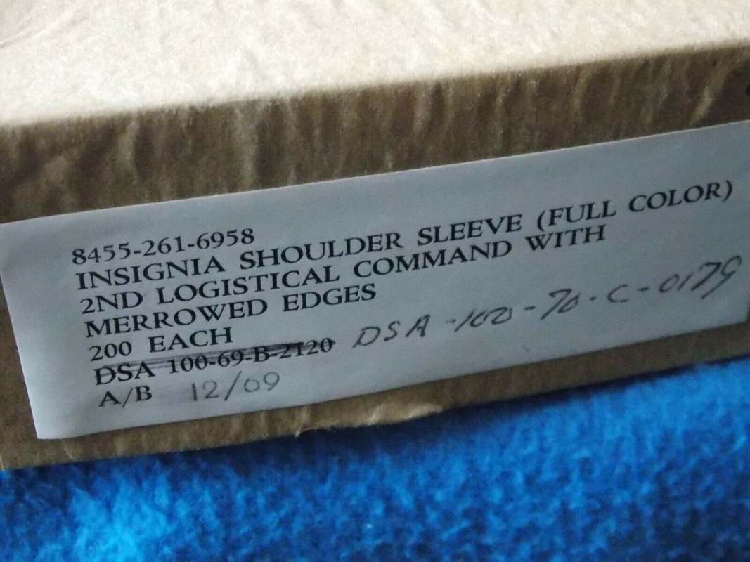 Patches and their Boxes: A Reference Thread - Page 7 - ARMY AND USAAF ...