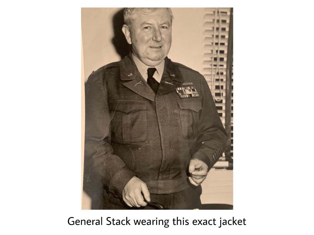 Ike Jacket of Brigadier General Robert Stack- Assistant Commanding ...