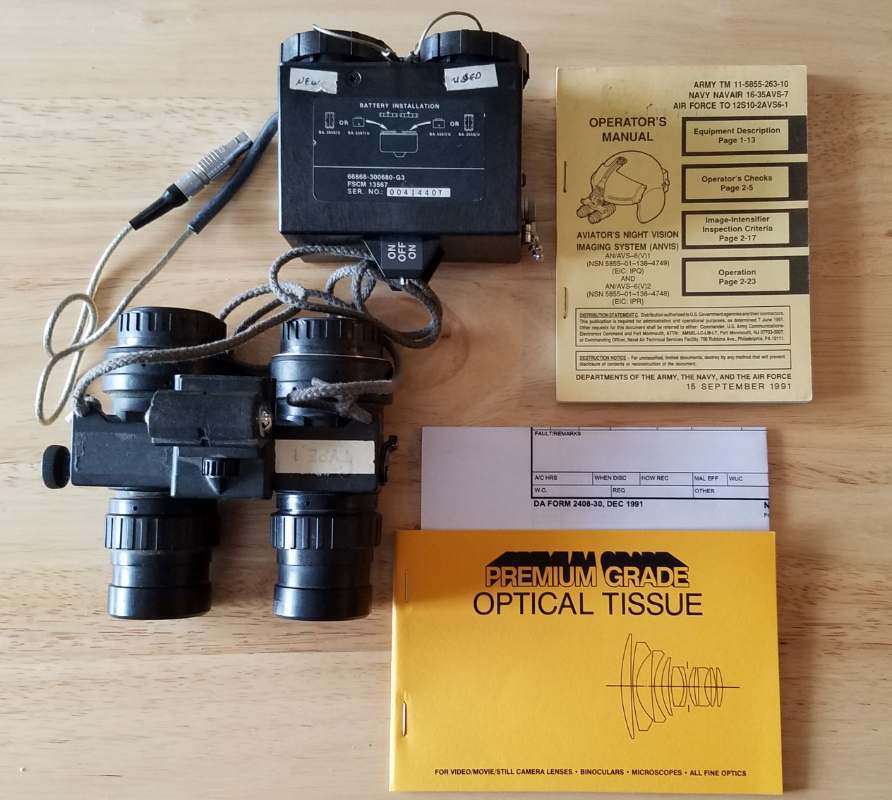 SPH-4 with AN/PVS-5 MFP - FLYING HELMETS AND ACCESSORIES - U.S ...