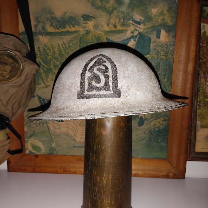AEF Siberia Helmet - (1917-1919) WORLD WAR ONE, RUSSIAN INTERVENTION ...