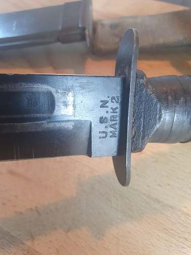USN MK2 Knife ww2 and used by army? - EDGED WEAPONS - U.S. Militaria Forum