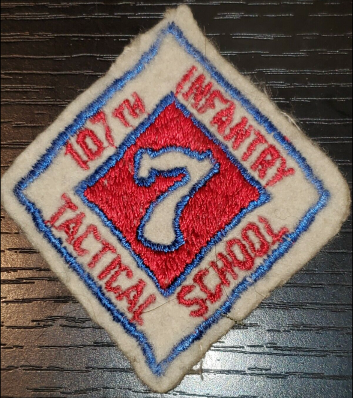 107th Infantry Tactical School patch - ARMY AND USAAF - U.S. Militaria ...