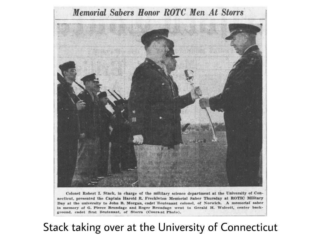 Ike Jacket of Brigadier General Robert Stack- Assistant Commanding ...