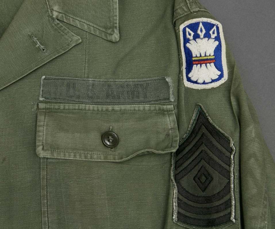 Subdued Vietnam "Twill" Sleeve Ranks Outside Of Vetmam - ARMY ...