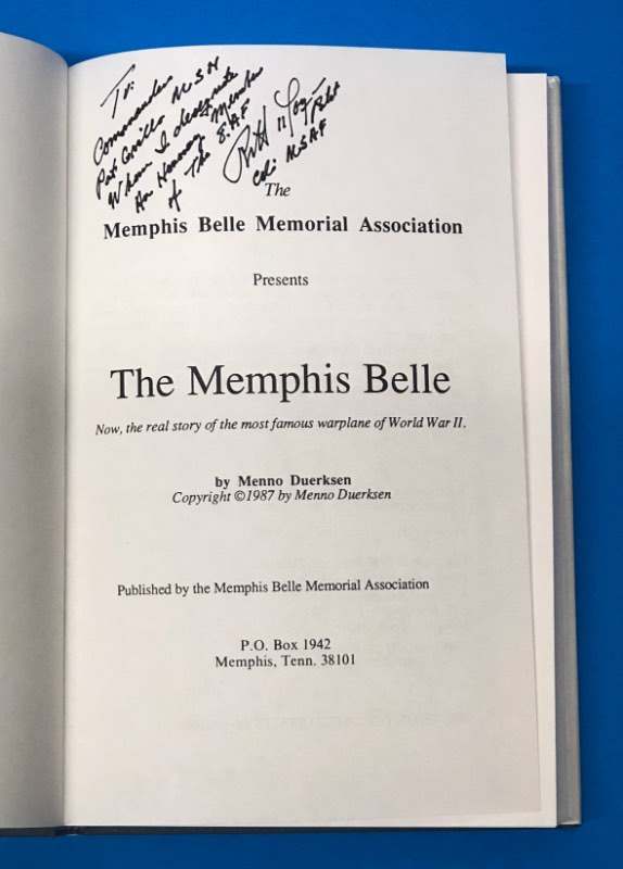 Signed picture of Robert Knight Morgan, pilot of the Memphis Belle ...