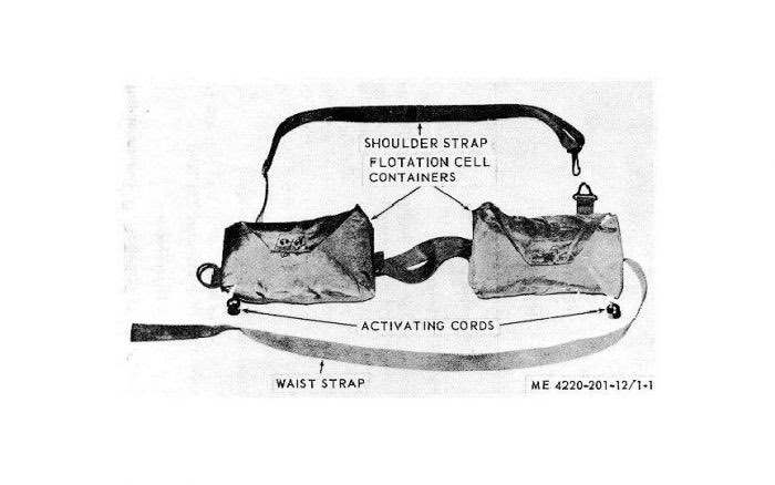 Parachutist B7 life preserver. - FIELD & PERSONAL GEAR SECTION - U.S ...