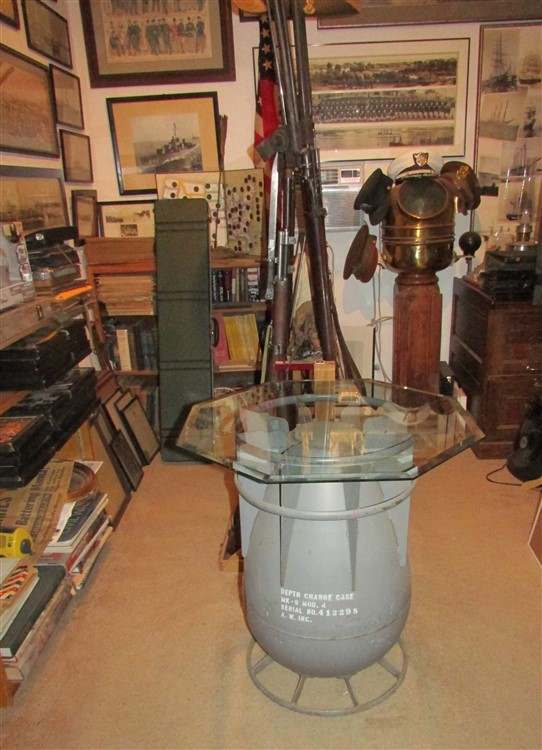 Unique USN Office Table - NAVAL SEA SERVICE GEAR - SHIPBOARD, SUBMARINE ...