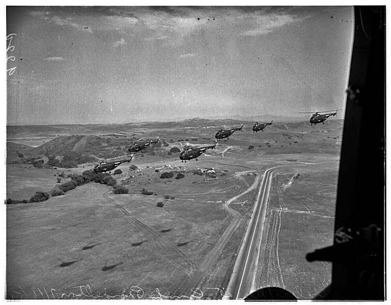 1950's H-19 Helicopters & Marines Exercises in Calif. Photos - MILITARY ...