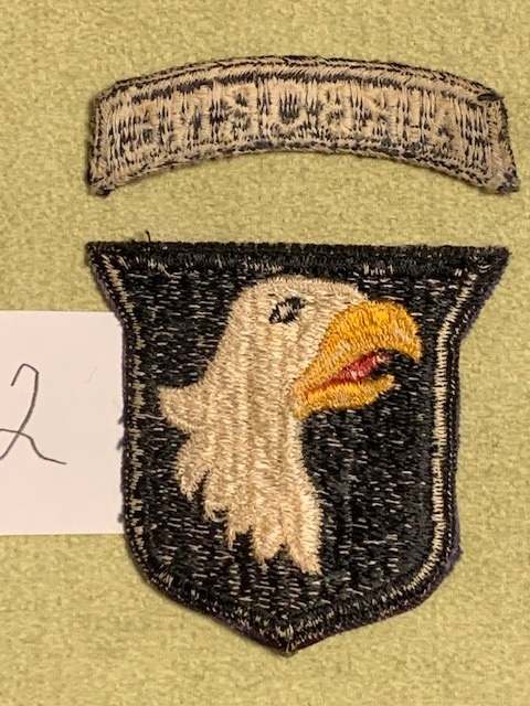 WWII 101st patches & tabs - ARMY AND USAAF - U.S. Militaria Forum