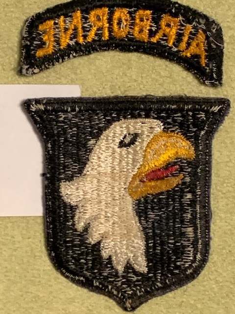 WWII 101st patches & tabs - ARMY AND USAAF - U.S. Militaria Forum