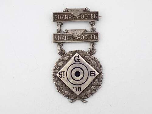 Unidentified Sharpshooter Badge 1910 - BADGES, AWARDS, DUI, AND COLLAR ...