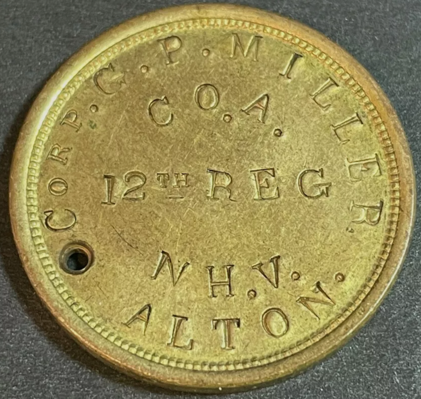 Sgt. George P Miller - 12th New Hampshire Volunteer Infantry Regiment ...