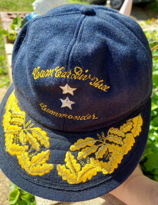 Rear Admiral Commander Carrier Division Three Cap - NAVAL & SEA SERVICE ...