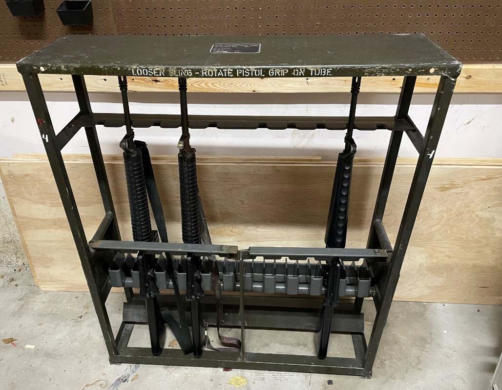 M16 Storage Rack - ALL OTHER FIREARMS - U.S. Militaria Forum